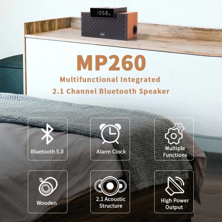 EDIFIER MP260 MULTIFUNCTIONAL INTEGRATED 2.1 CHANNEL BLUETOOTH SPEAKER ...