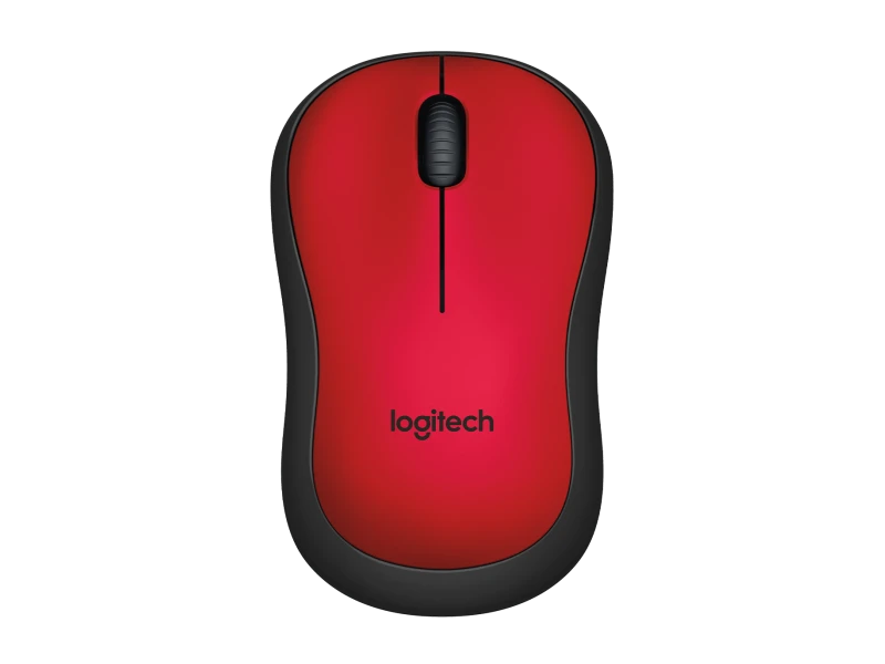 LOGITECH M221 WIRELESS MOUSE WITH SILENT CLICKS – RED | 10M RELIABLE ...