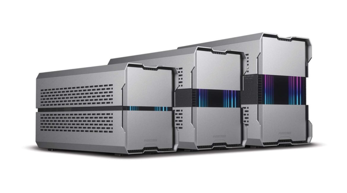 PHANTEKS EVOLV SHIFT XT MINI-ITX GAMING CASE – GALAXY SILVER | ALUMINUM ...