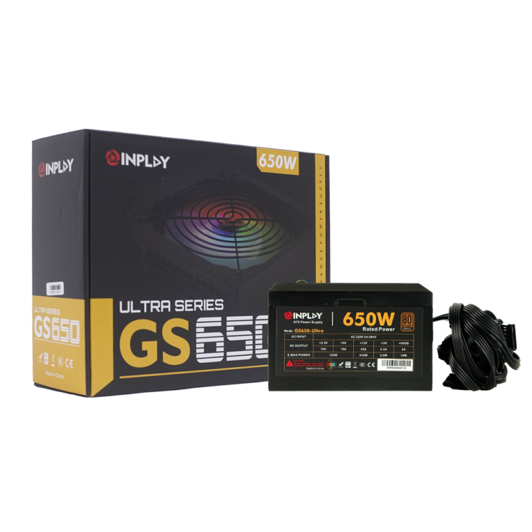 INPLAY ULTRA SERIES RGB GS650 650W 80+ BRONZE POWER SUPPLY – DFESTORE