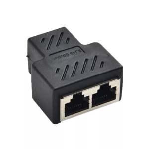 RJ45 EXTENDER / COUPLER 1 TO 2 GIGABIT ETHERNET SOCKET HUB – DFESTORE