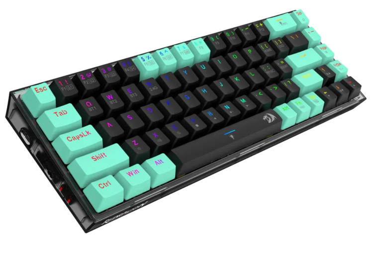REDRAGON K631RGB CASTOR PRO 60% WIRELESS MECHANICAL KEYBOARD – BLACK ...