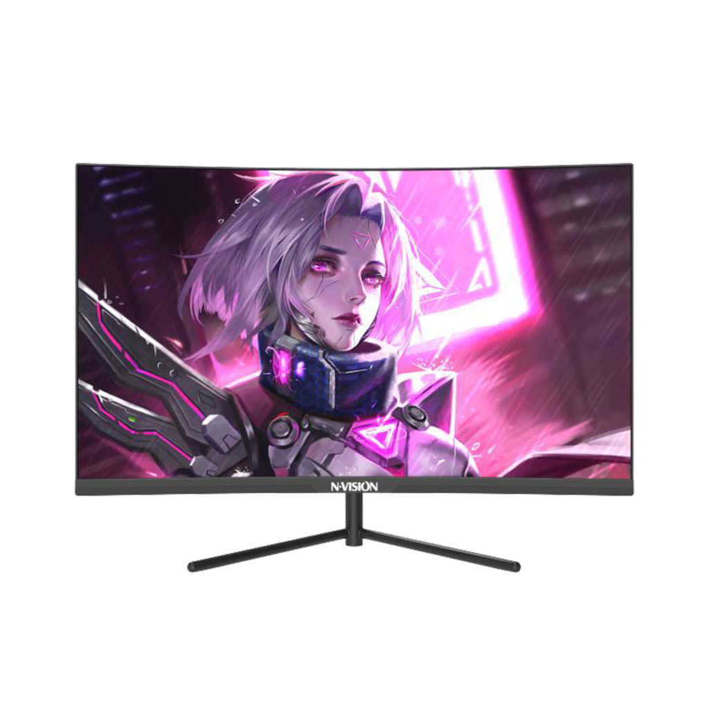 NVISION ES27G1 PRO 27″ CURVE GAMING MONITOR – BLACK | FULL HD (1920 x ...
