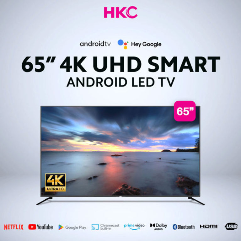 HKC H800-S65KG3 SMART 65″ 4K UHD LED TV | 4K UHD 3840 x 2160P | 3 x HDMI, 2 x USB PORTS, 1 x ...