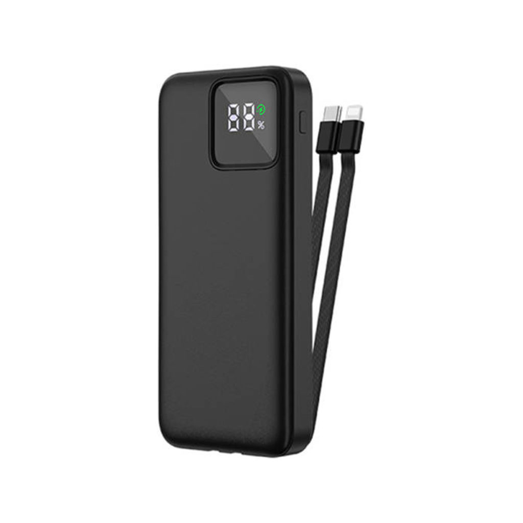 WIWU LED DISPLAY POWER BANK – BLACK | 10000MAh | PD & QC FAST CHARGING ...