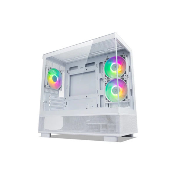 TECWARE INFINITY M MATX CASE – WHITE | 3 x 120MM ARGB FANS – DFESTORE