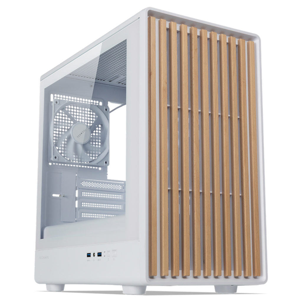 TECWARE TIMBER M HIGH AIRFLOW MATX TG GAMING CASE – WHITE | MESH WITH ...
