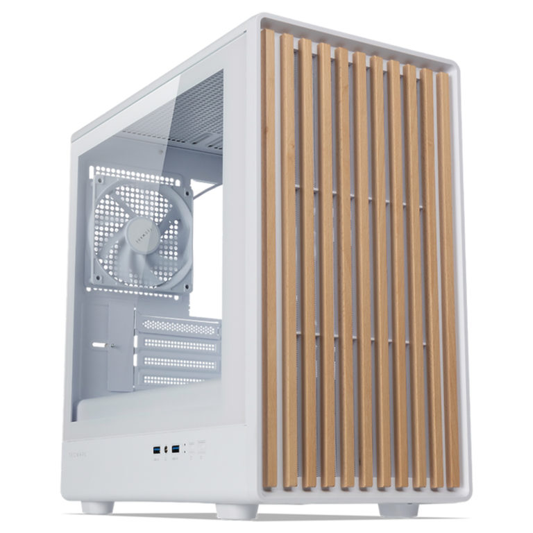 TECWARE TIMBER M HIGH AIRFLOW MATX TG GAMING CASE – WHITE | MESH WITH ...